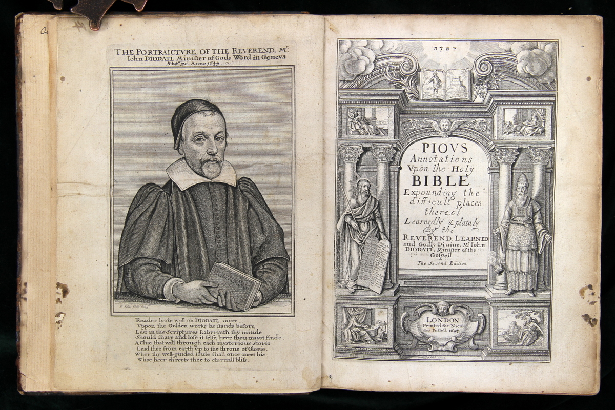 Pious and learned Annotations Upon the Holy Bible - Third Floor Rare Books